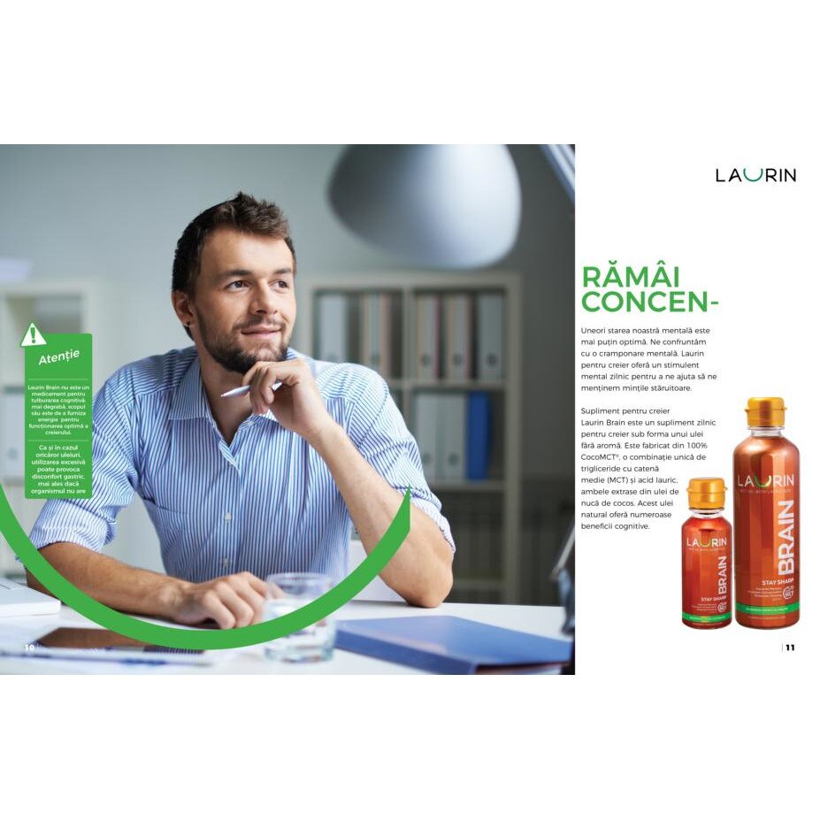 Laurin Mct 500 ml + Brain 300 ml, Csomag 2 kókuszolaj - eMAG.hu