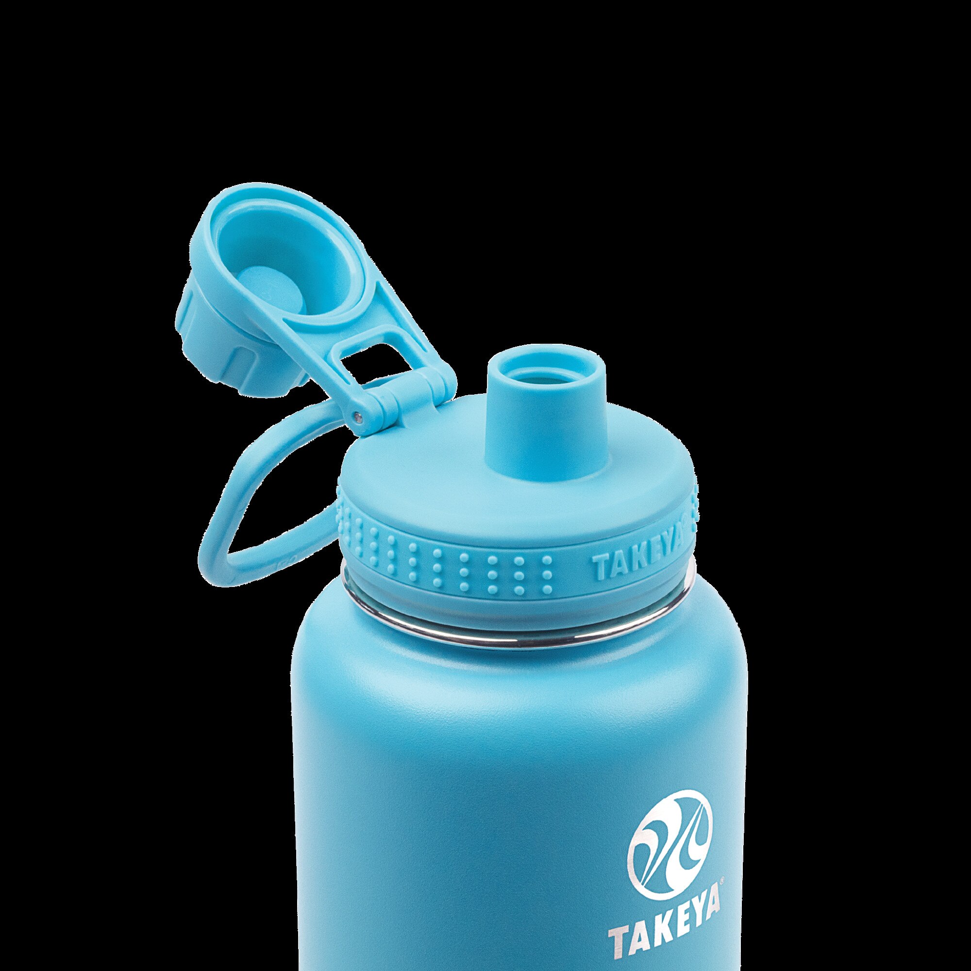 Bidon izolant / termos Takeya® Actives, 950 ml, albastru deschis - eMAG.ro