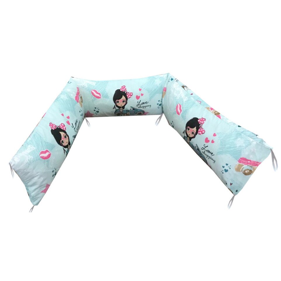 Set de 2 aparatori laterale pat 120x60 cm Super groase Croitoria ...