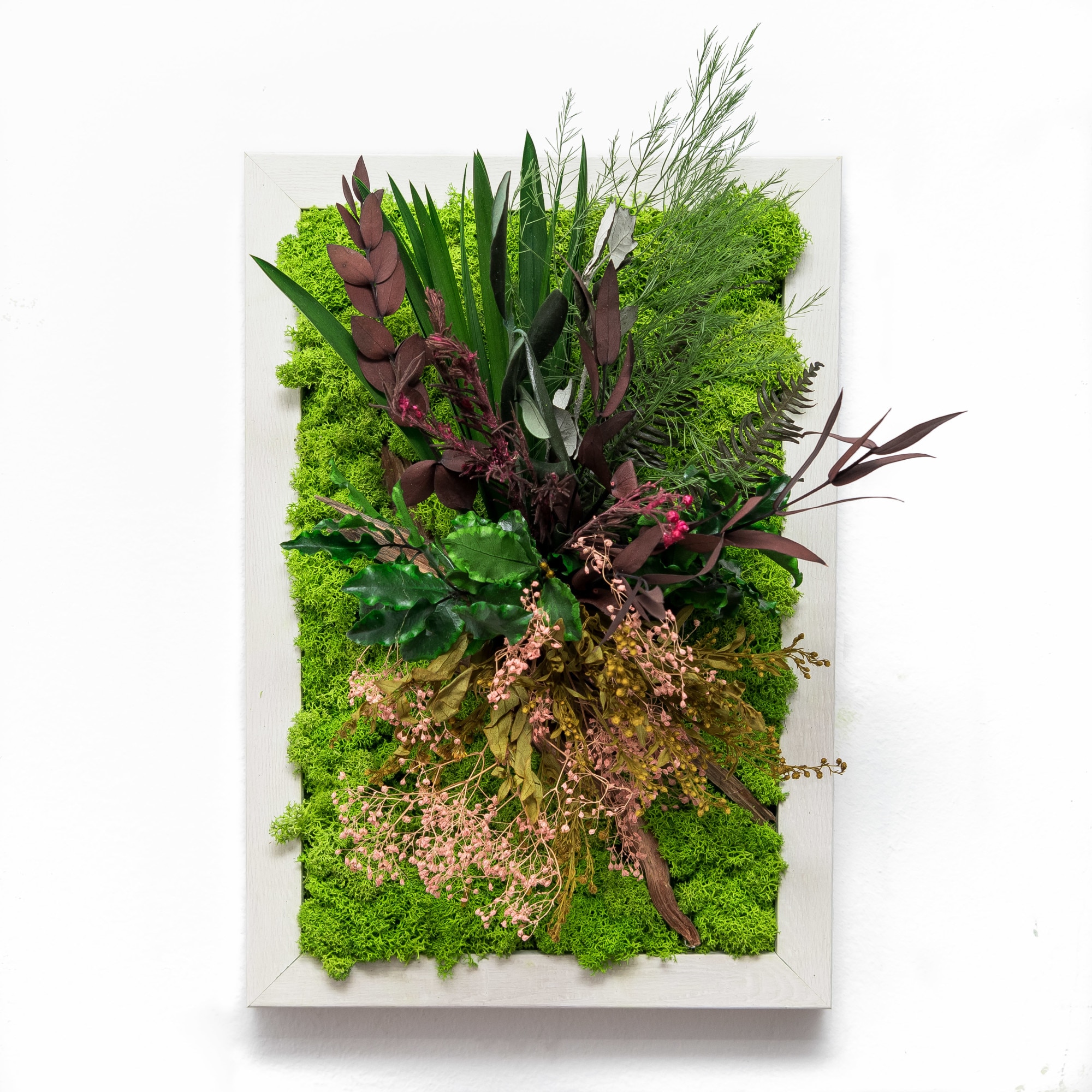 Tablou licheni si plante stabilizate Cerris 19x28 cm - eMAG.ro