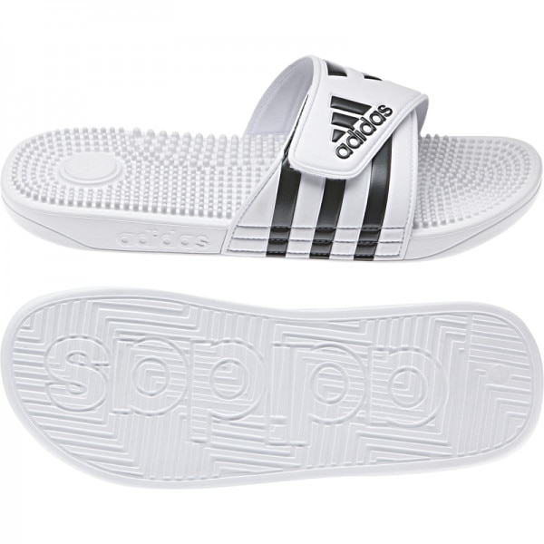 Papuci Adidas adissage, 37 EU, Alb - eMAG.ro