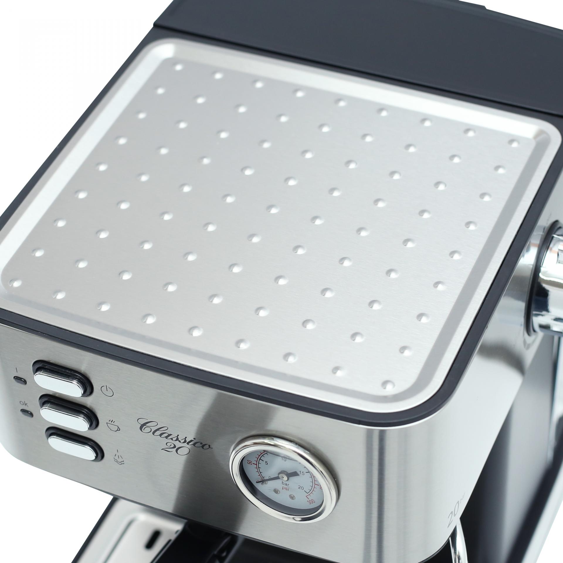 Samus Classico 20 eszpresszó kávéfőző, 20 bár, habosítóval, 1600ml ...