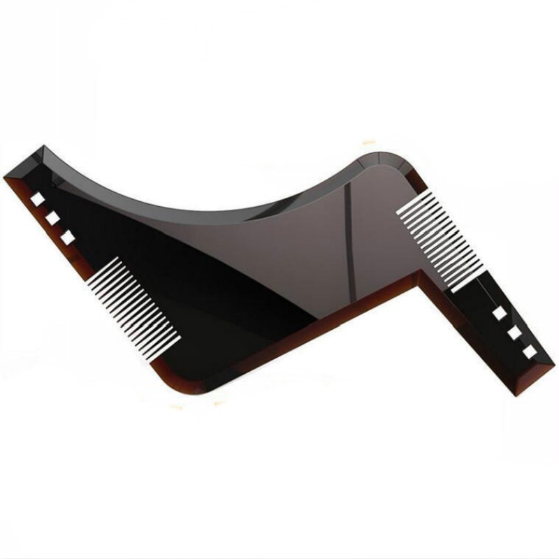 Pieptan contur barba, maro, Eurozep, sablon pentru modelarea barbii ...