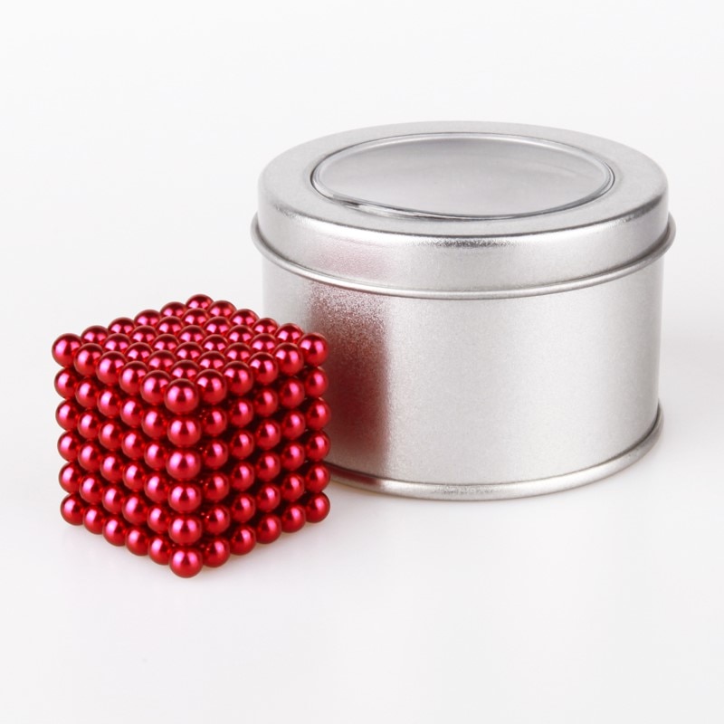 Set Bile Magnetice AntiStres Neocube, rosu, 5 mm, 216 piese DARO® - eMAG.ro