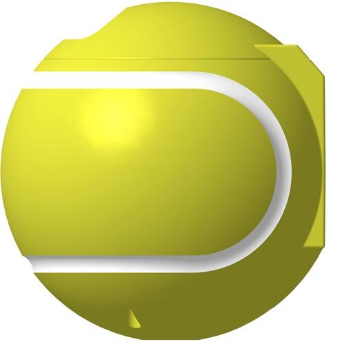 Kit cos gunoi PE GARDEN PARK tip minge tenis 500 (minge tenis+suport ...