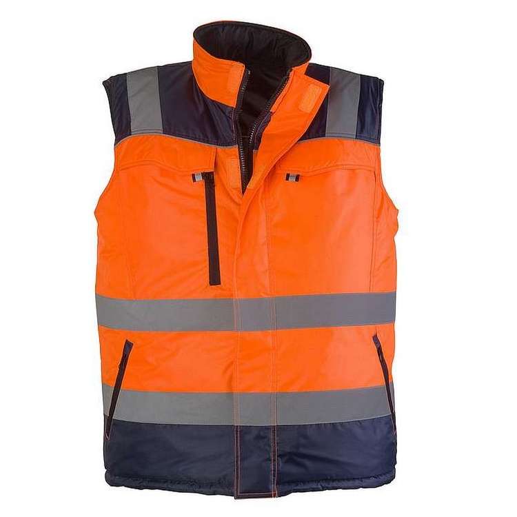 Vesta reflectorizanta de protectie cu semnalizari LED controlate cu ...