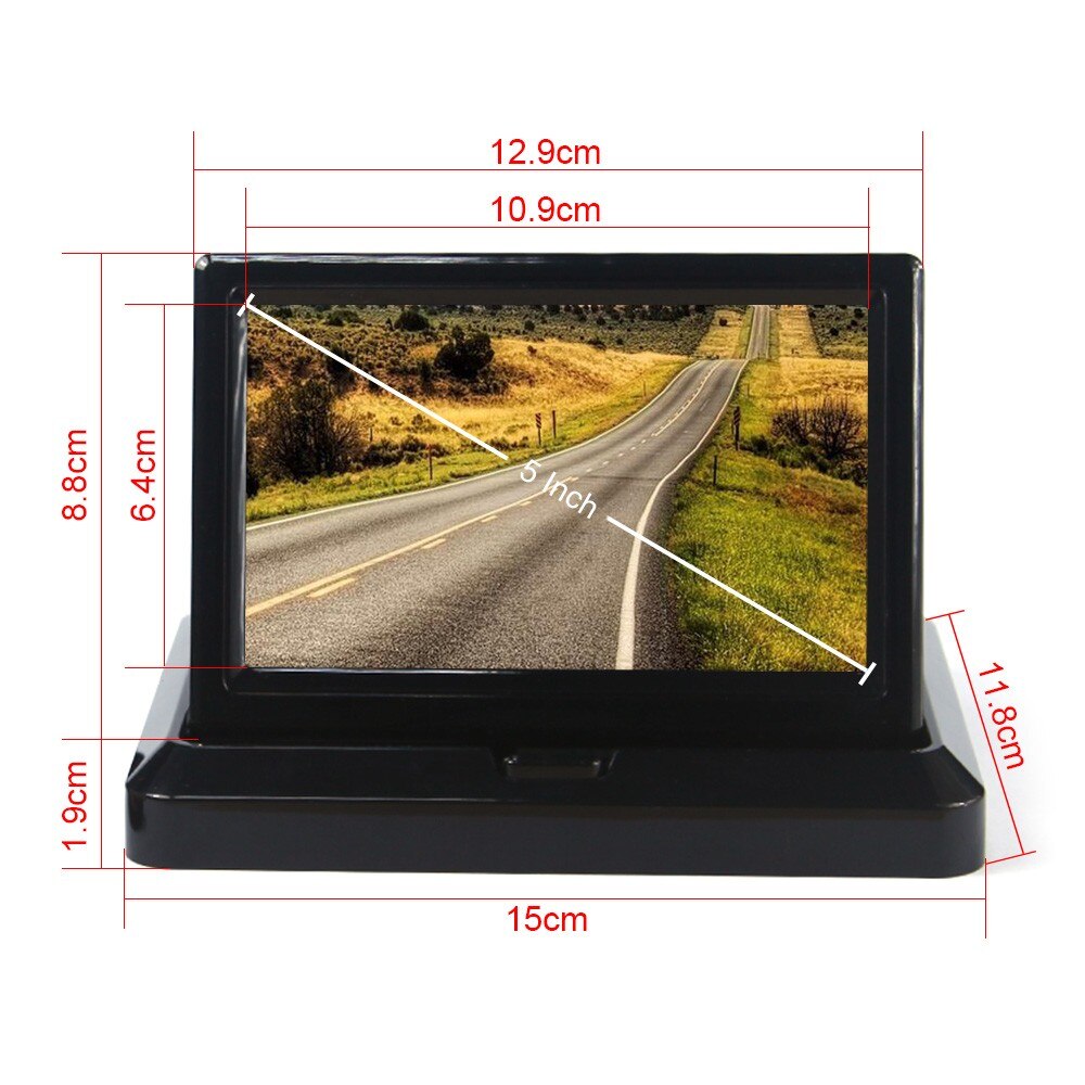 Display auto LCD cu diagonala de 5" XtremeVision® D706-F pliabil - eMAG.ro