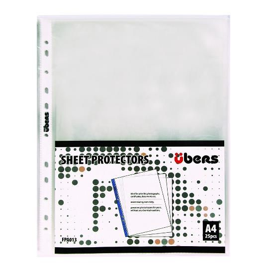Folie protectie documente Ubers cristal A4 strong 25 buc/set - eMAG.ro