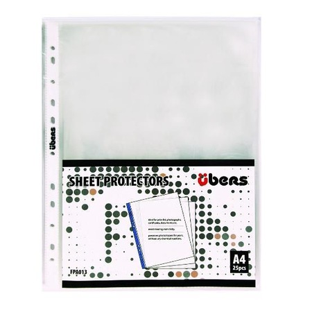 Folie protectie documente Ubers cristal A4 strong 25 buc/set - eMAG.ro