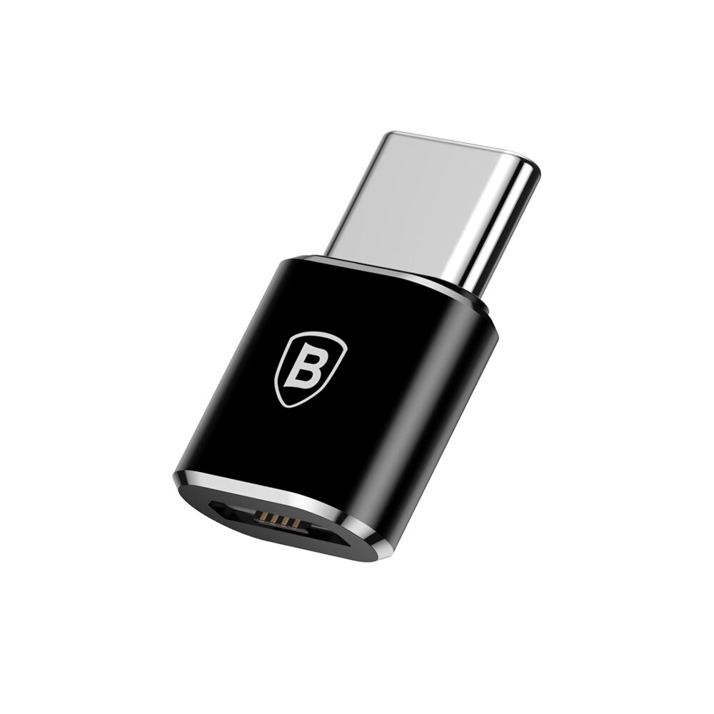 Adaptor, Baseus, micro-USB, USB, Negru - eMAG.ro