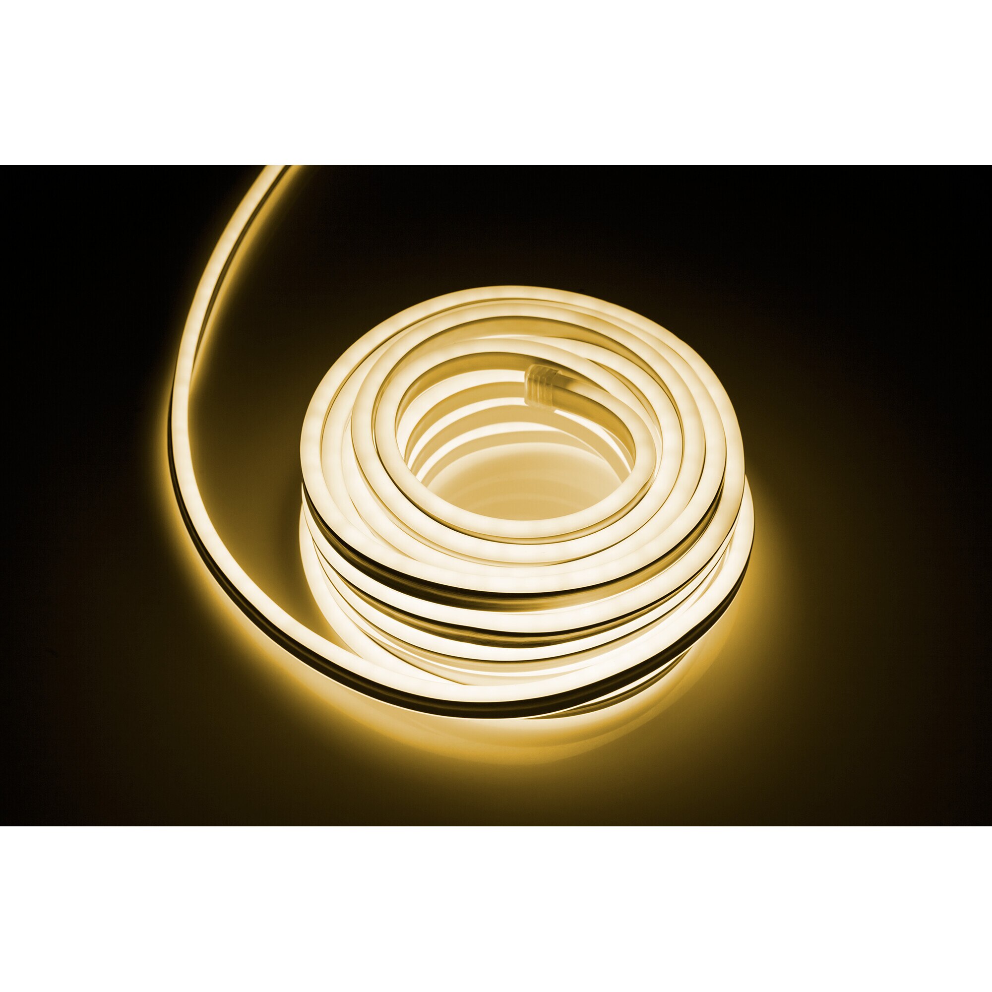 Furtun luminos flexibil tip LED Neon, 10 m, 7.4 W, 3000K alb cald - eMAG.ro