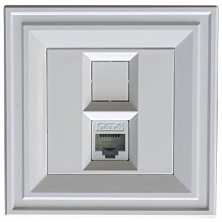 Priza calculator LB Light Classic Cat.6 RJ45, alb - eMAG.ro