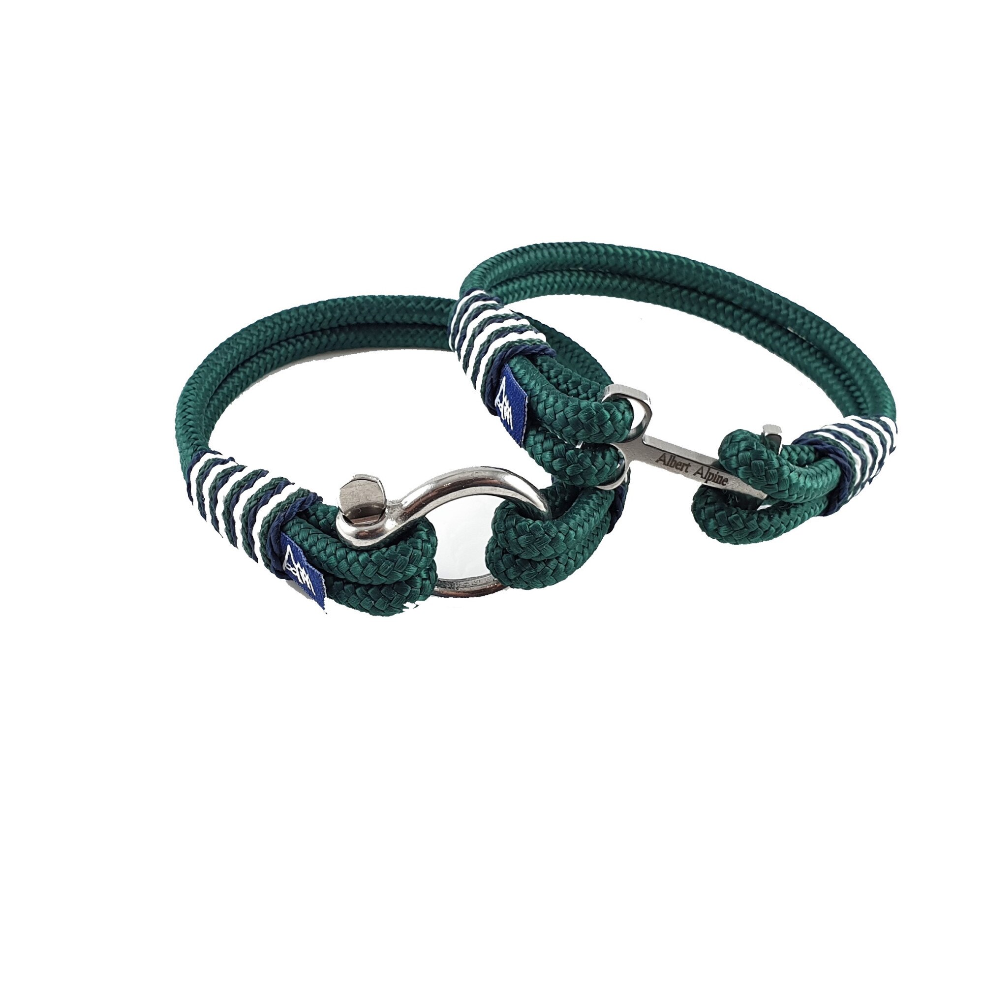 Bratari, unisex, Albert Alpine,verzi, cordelina, 21 cm - eMAG.ro