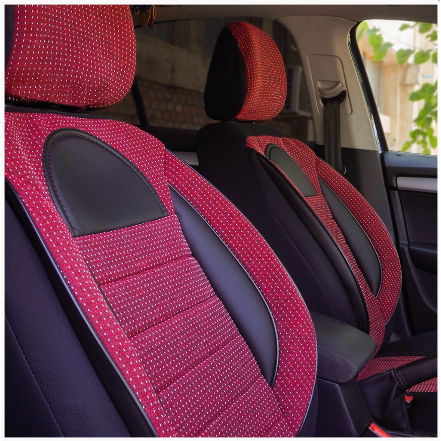 Huse scaune auto Universale, Editia Racing, Piele Ecologica+Textil, 11 ...