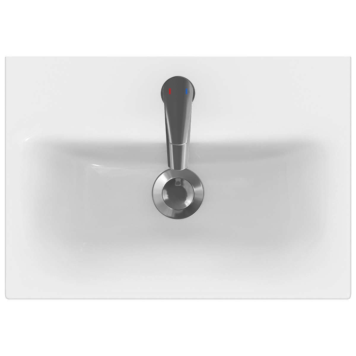 Lavoar Moduo Slim, Cersanit, pentru mobilier, 50x35 cm - eMAG.ro