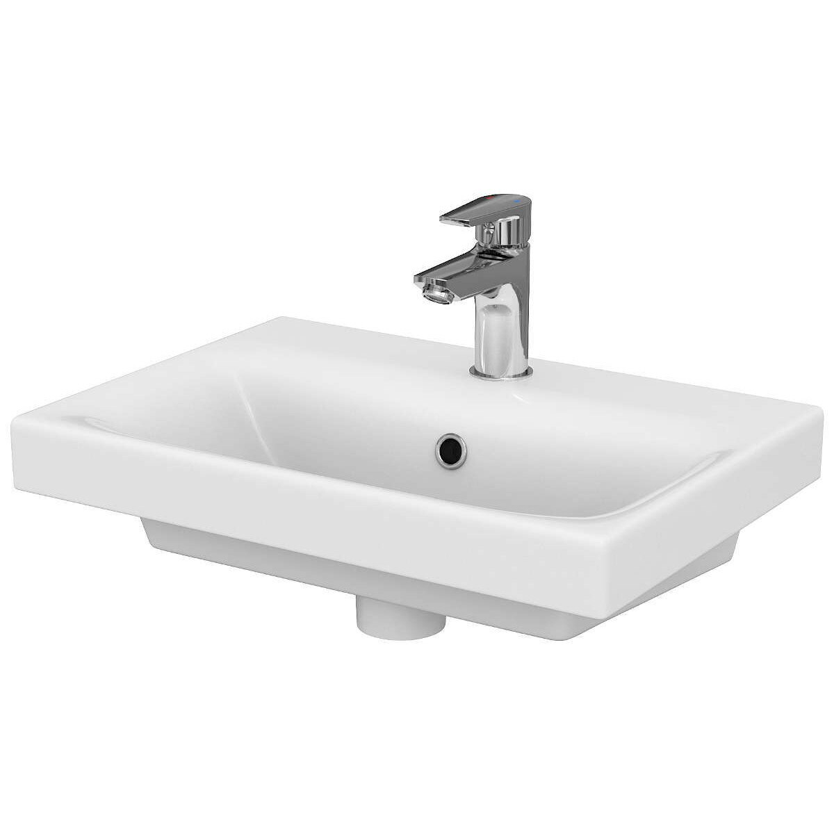 Lavoar Moduo Slim, Cersanit, pentru mobilier, 50x35 cm - eMAG.ro
