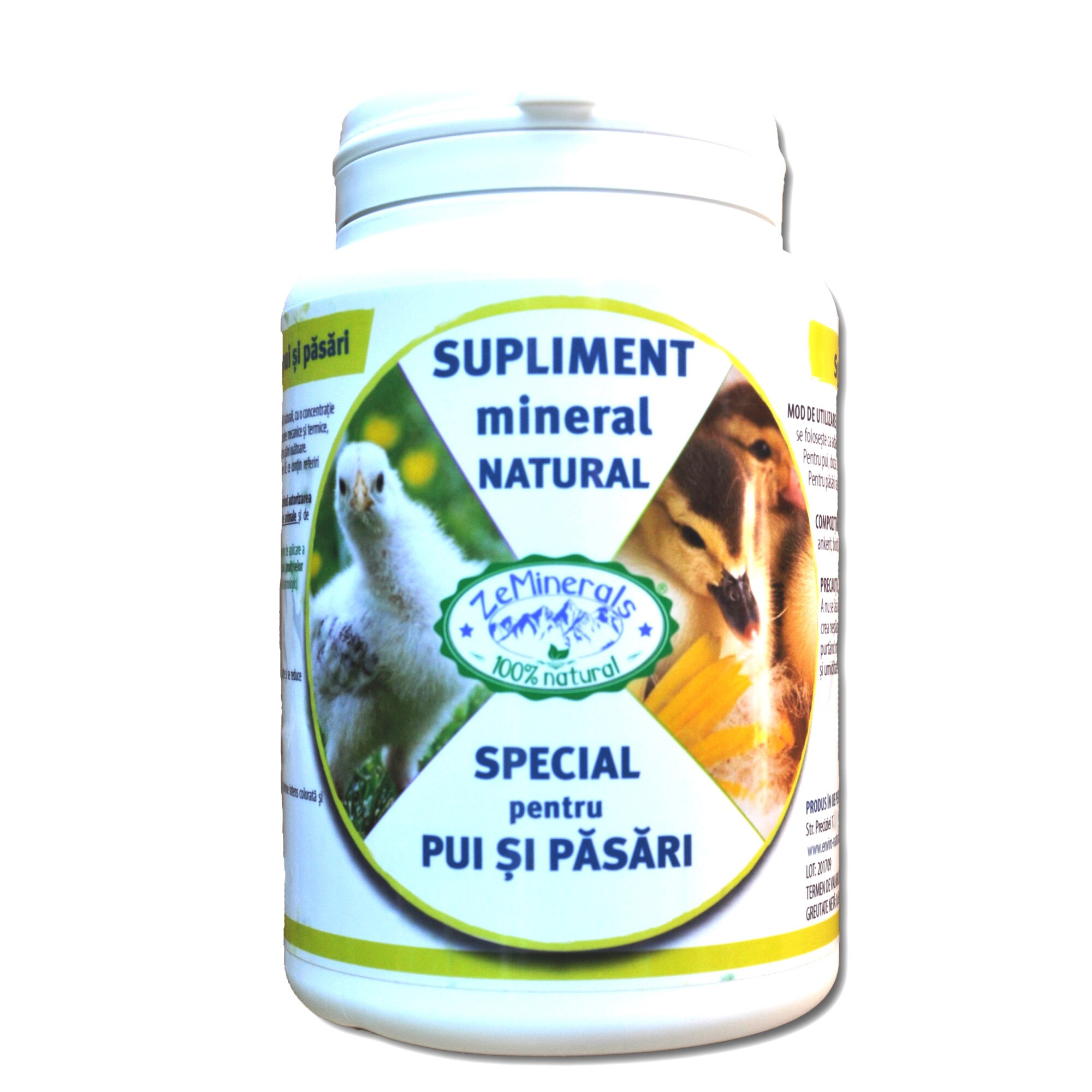 Supliment mineral pentru animale, pui & pasari, Zeminerals 650 gr - eMAG.ro