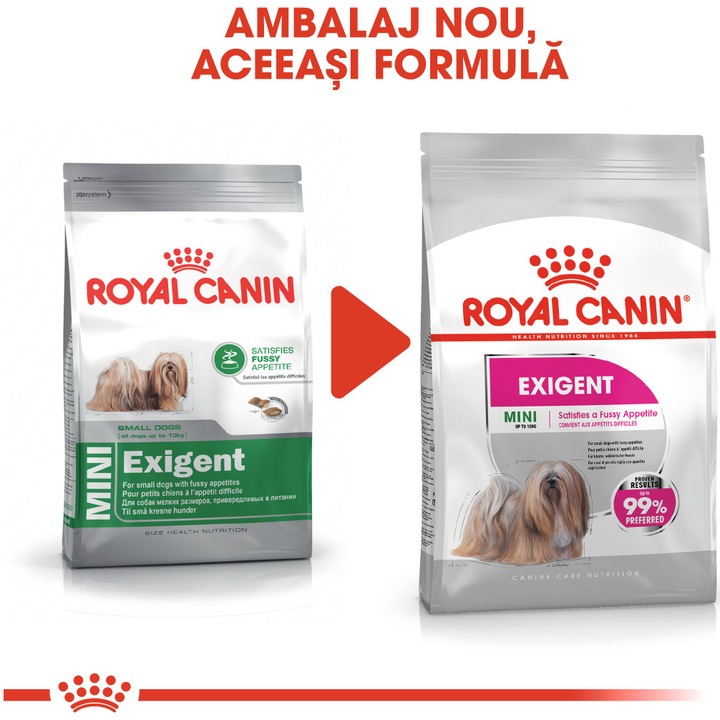 Hrana uscata pentru caini Royal Canin, Mini Exigent, 3 kg - eMAG.ro
