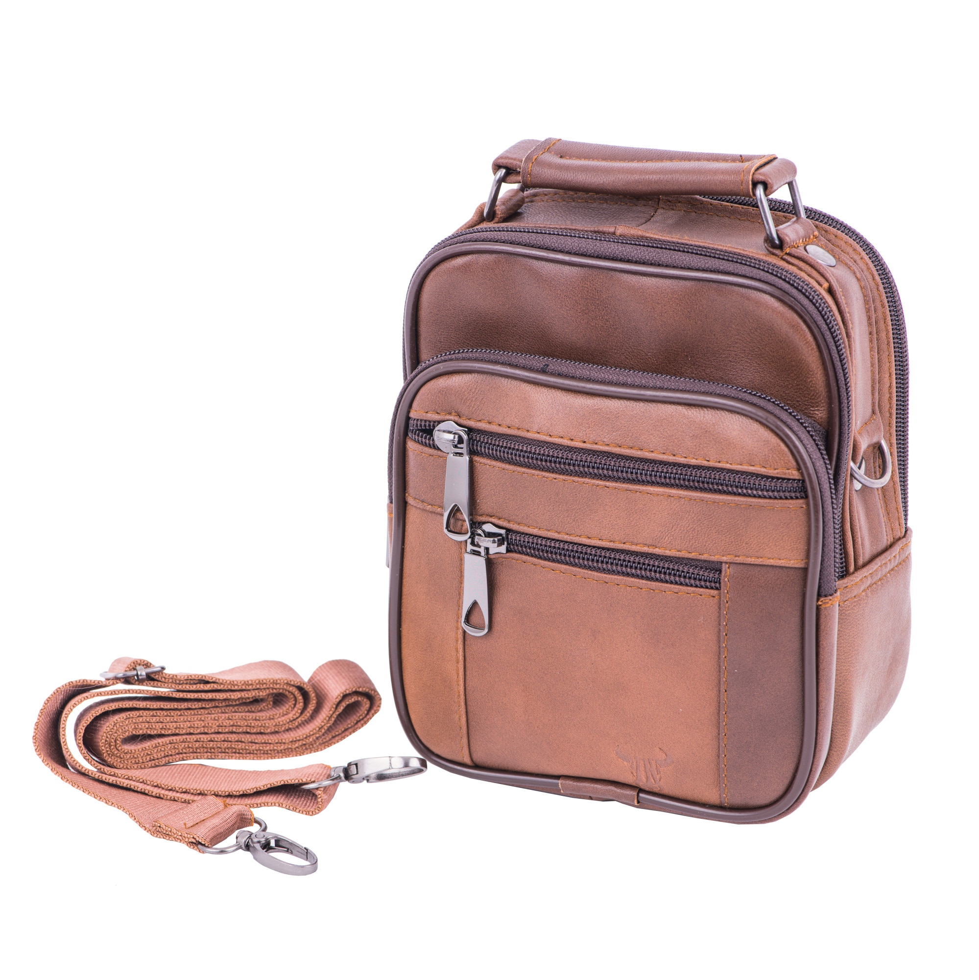 Geanta piele barbati,Toro Nero,sleeve heaven brown - eMAG.ro