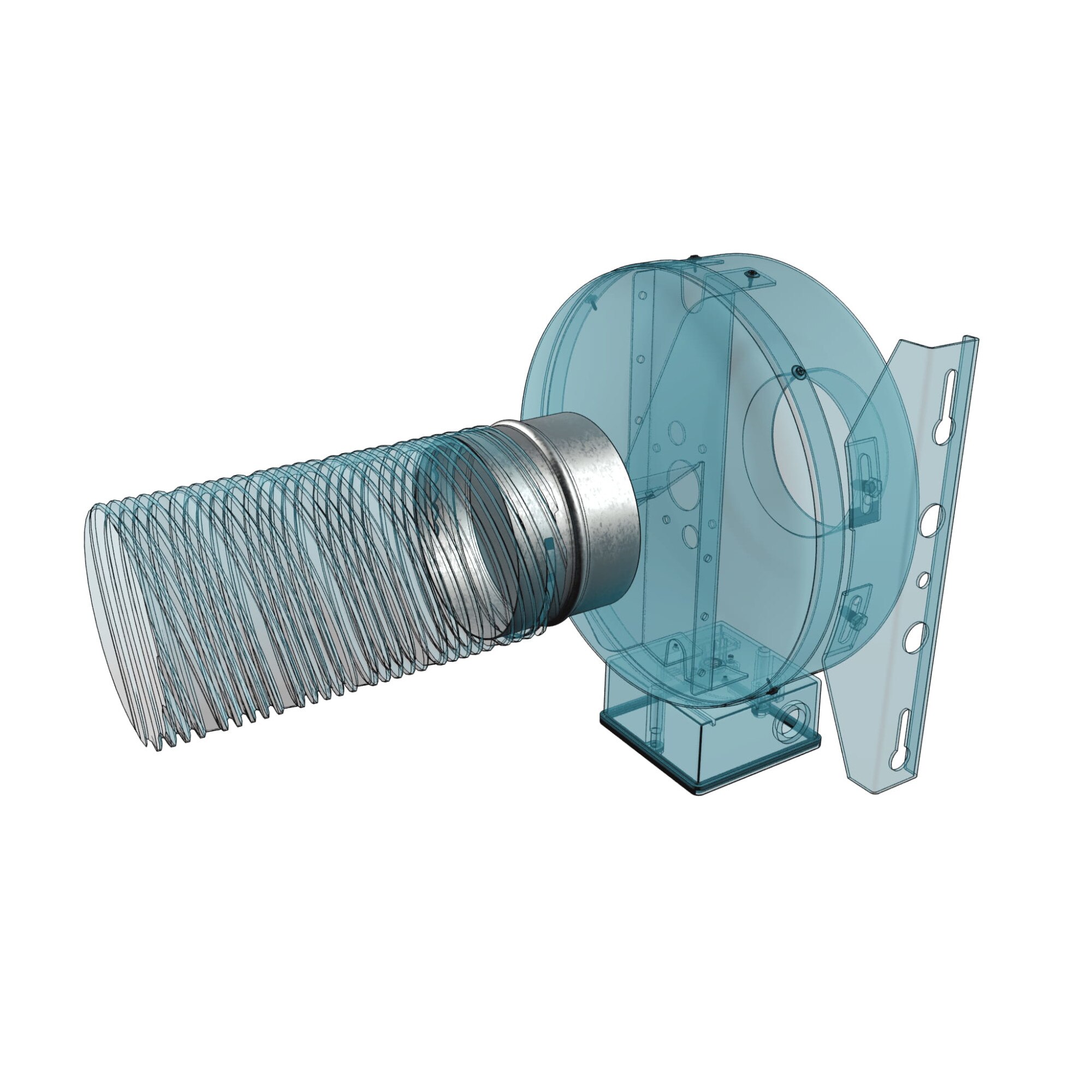Ventilator centrifugal TORNADO 160, Debit 680mc/h, Motor ebmapst ...