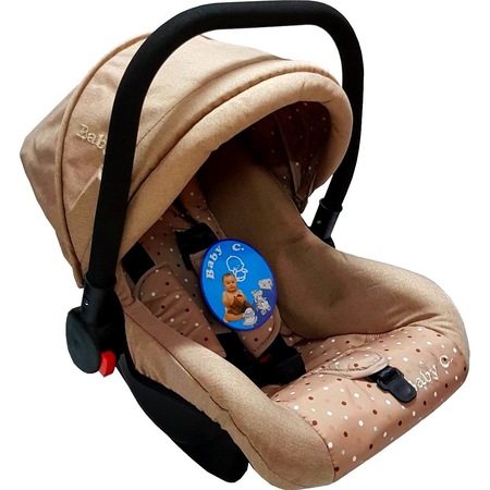 Scoica auto pentru bebelusi Baby Care™ PRO, cos auto, maner reglabil ...