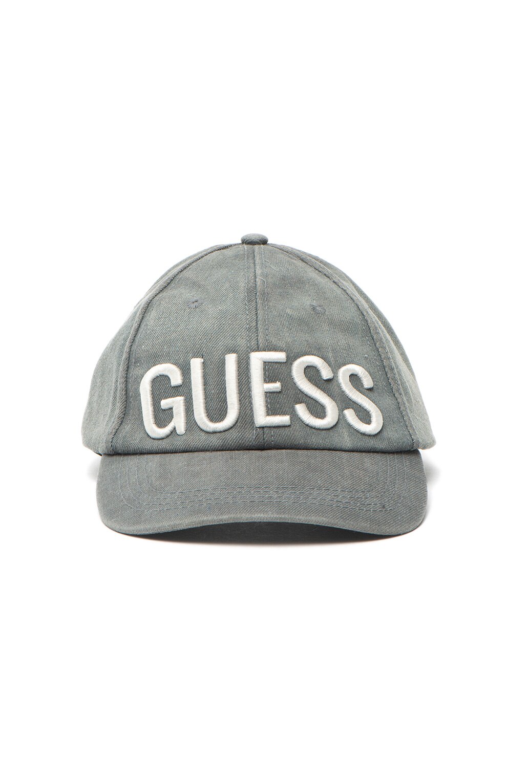Guess, Sapca cu logo brodat, Gri - eMAG.ro