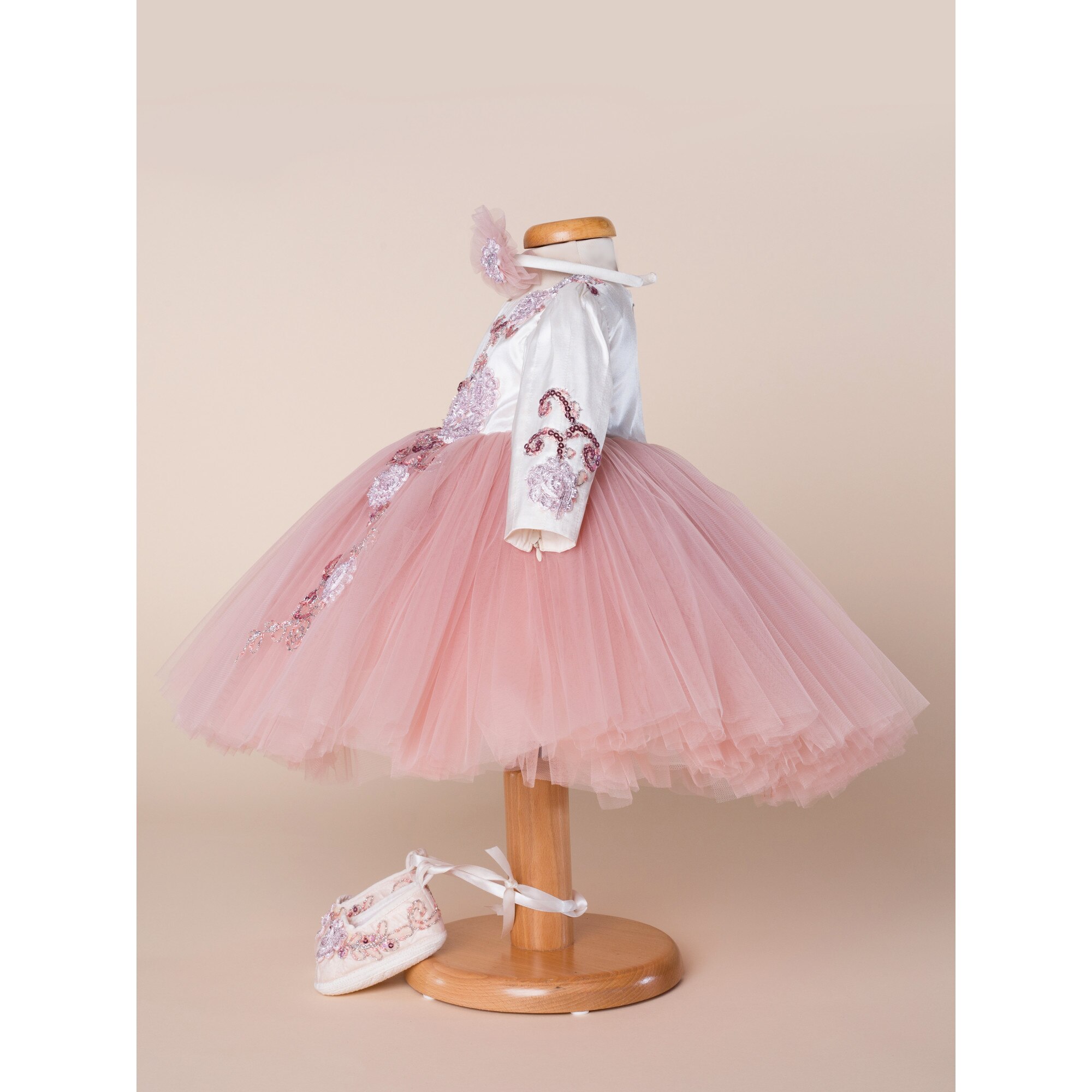 Set 3 piese rochita matase Alice 9-12 luni - eMAG.ro