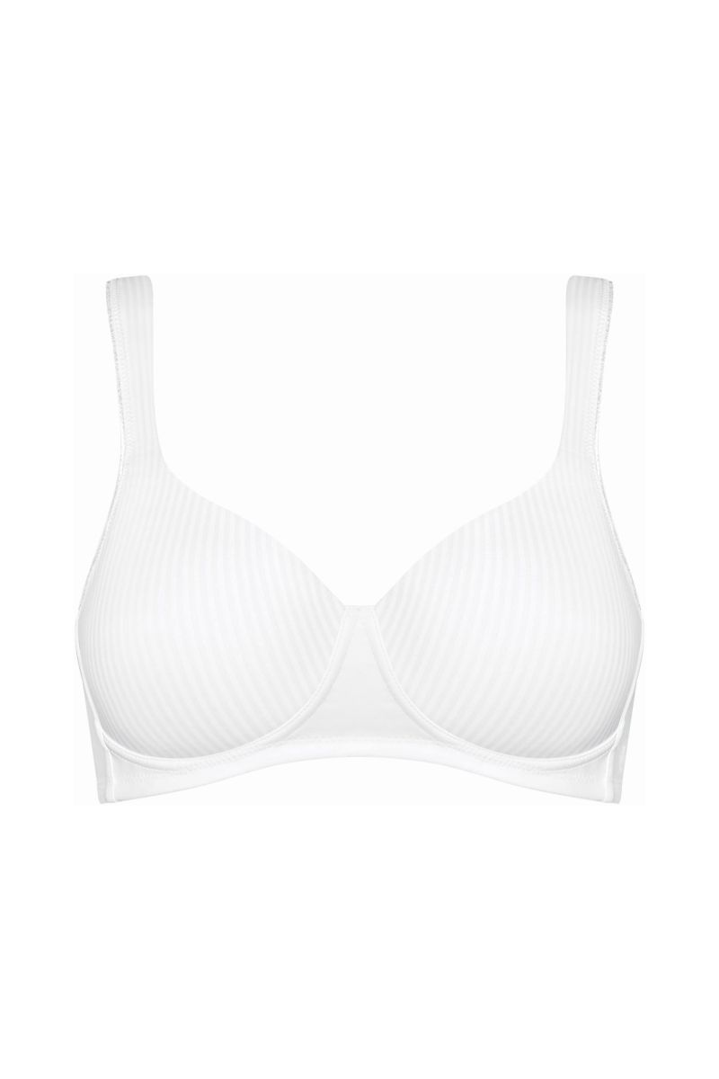 Sutien, Triumph Modern Soft+Cotton P, Alb, 110B - eMAG.ro