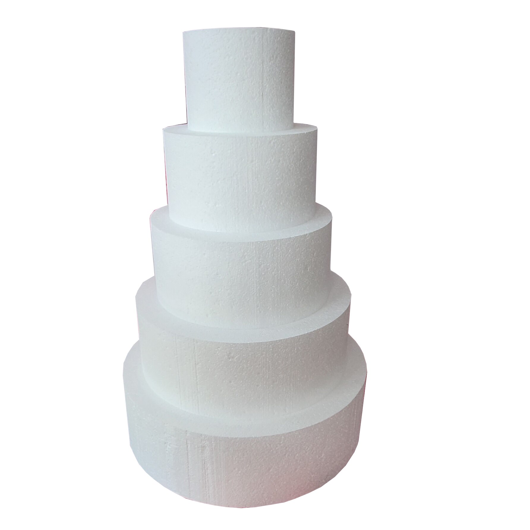 Macheta rotunda tort, VALITIME VDR, 5 etaje poliester, 48x40x32x26x18 ...