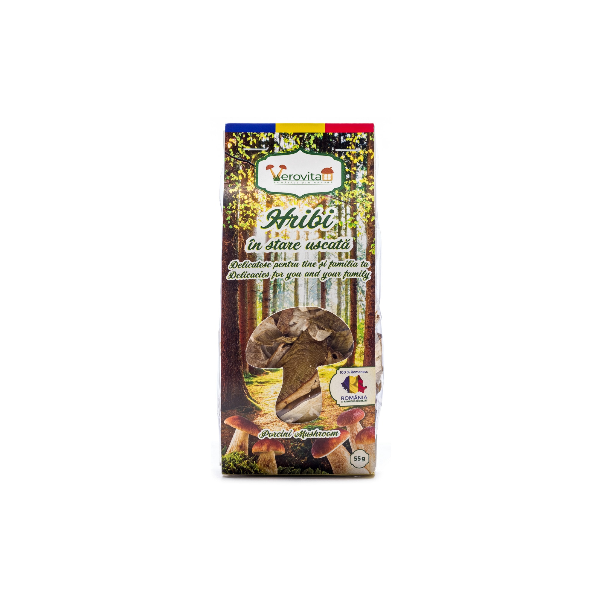Ciuperci deshidratate hribi, Verovita, 50 g - eMAG.ro