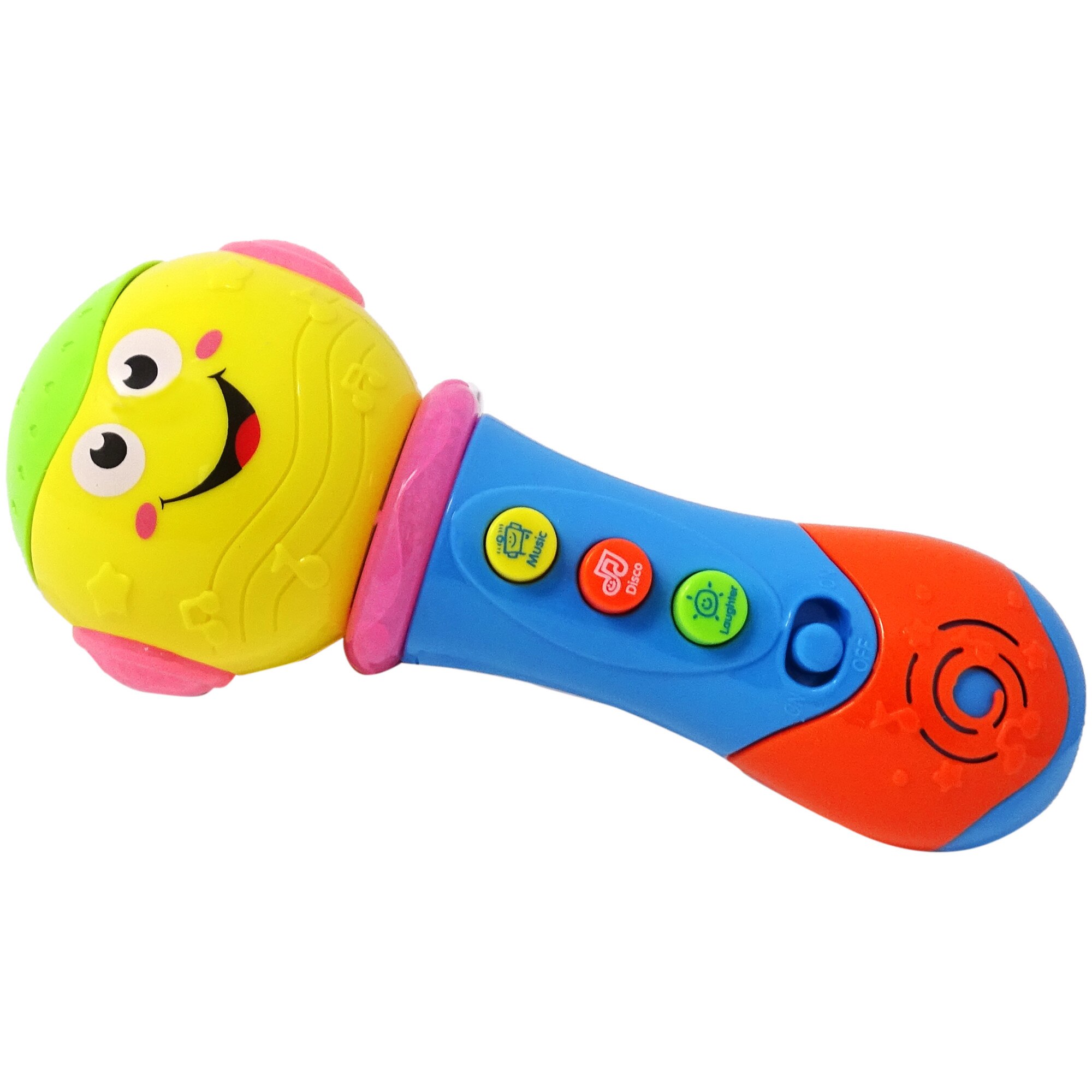 Microfon de jucarie cu muzica, proiector si sunete interactive ...