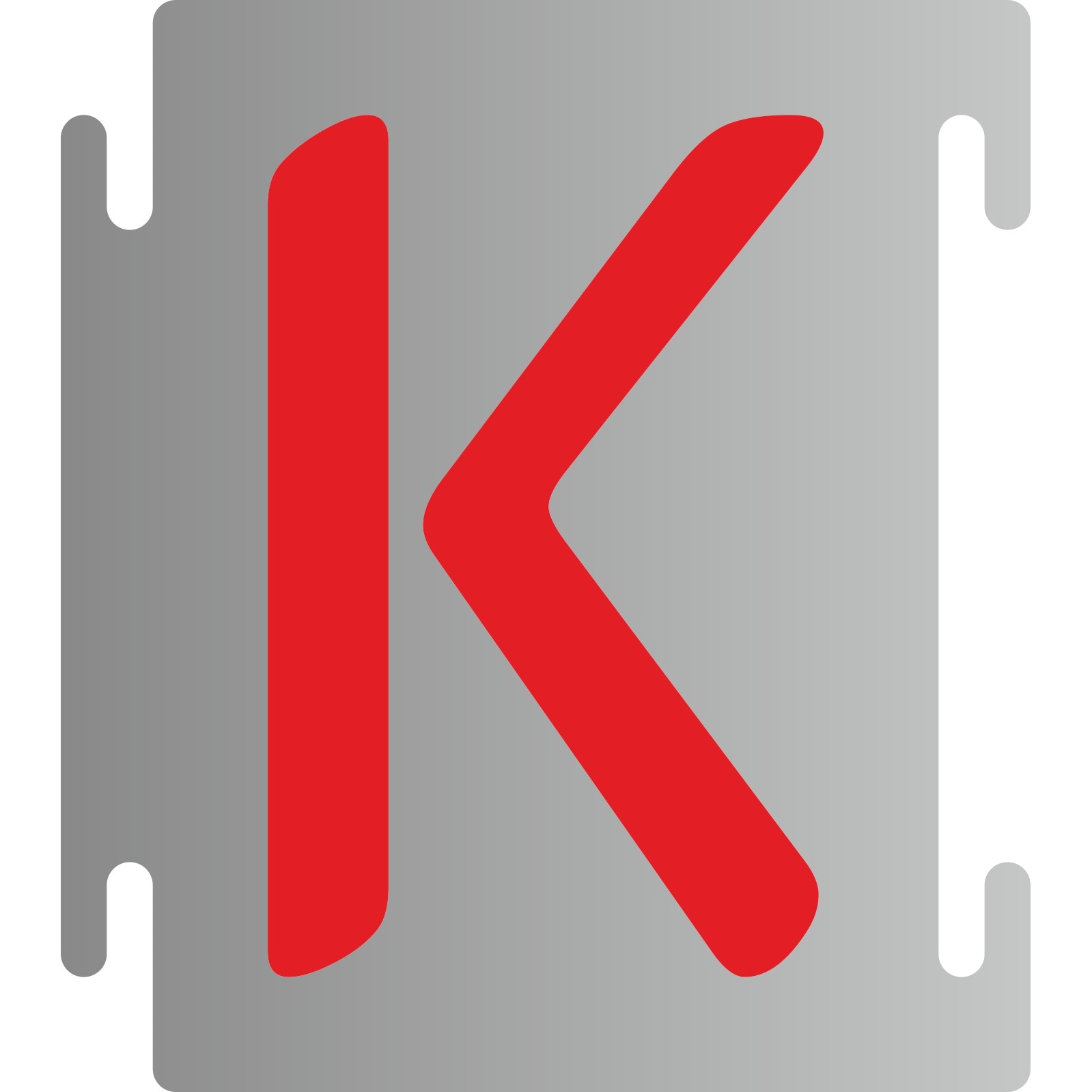 Sablon vopsire din inox litera K - font MSL23 75mm - eMAG.ro