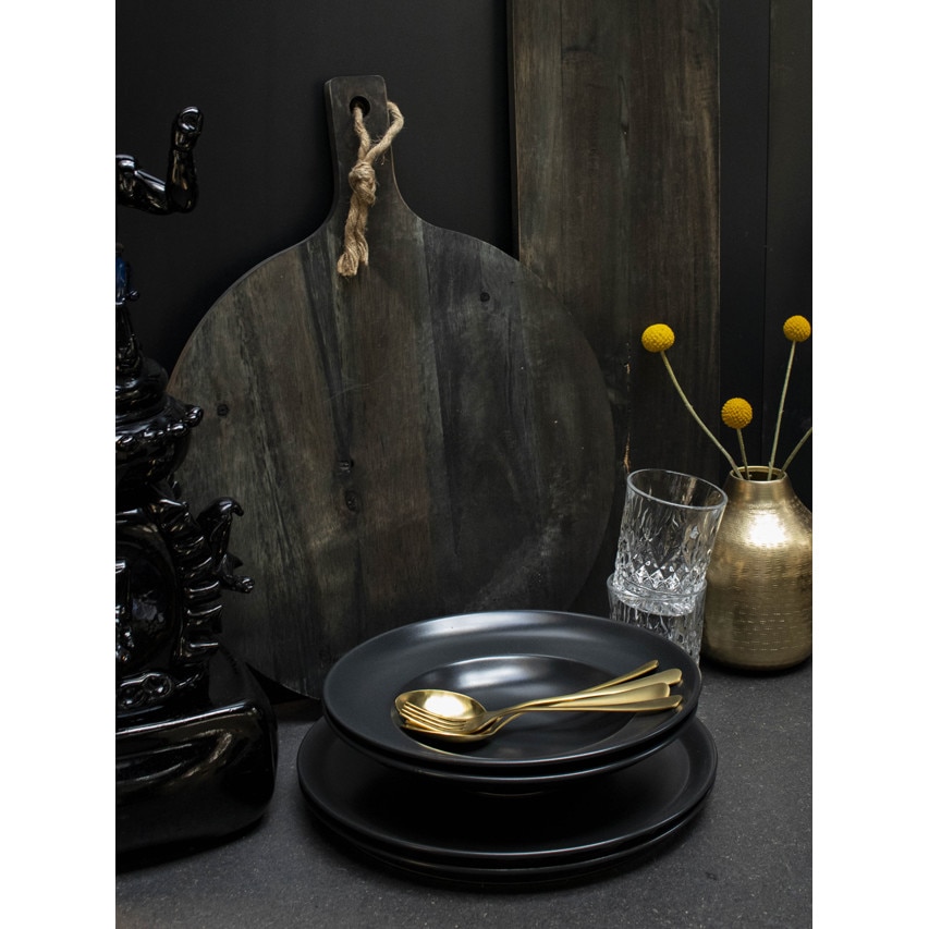 Прибори за хранене GUSTA GOLD, Лъжички за кафе 6 броя, Стомана 18/10 ...