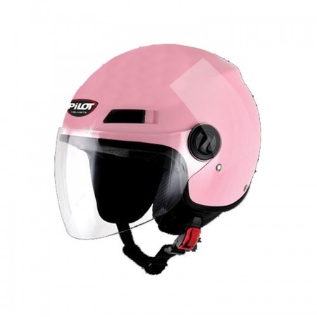 Casca moto / scuter PILOT FAZER - roz, S - eMAG.ro