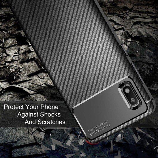 Samsung Galaxy A10 Carbon Focus fekete tok - eMAG.hu