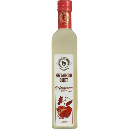 Натурален ябълков оцет Лидия, 500мл - eMAG.bg