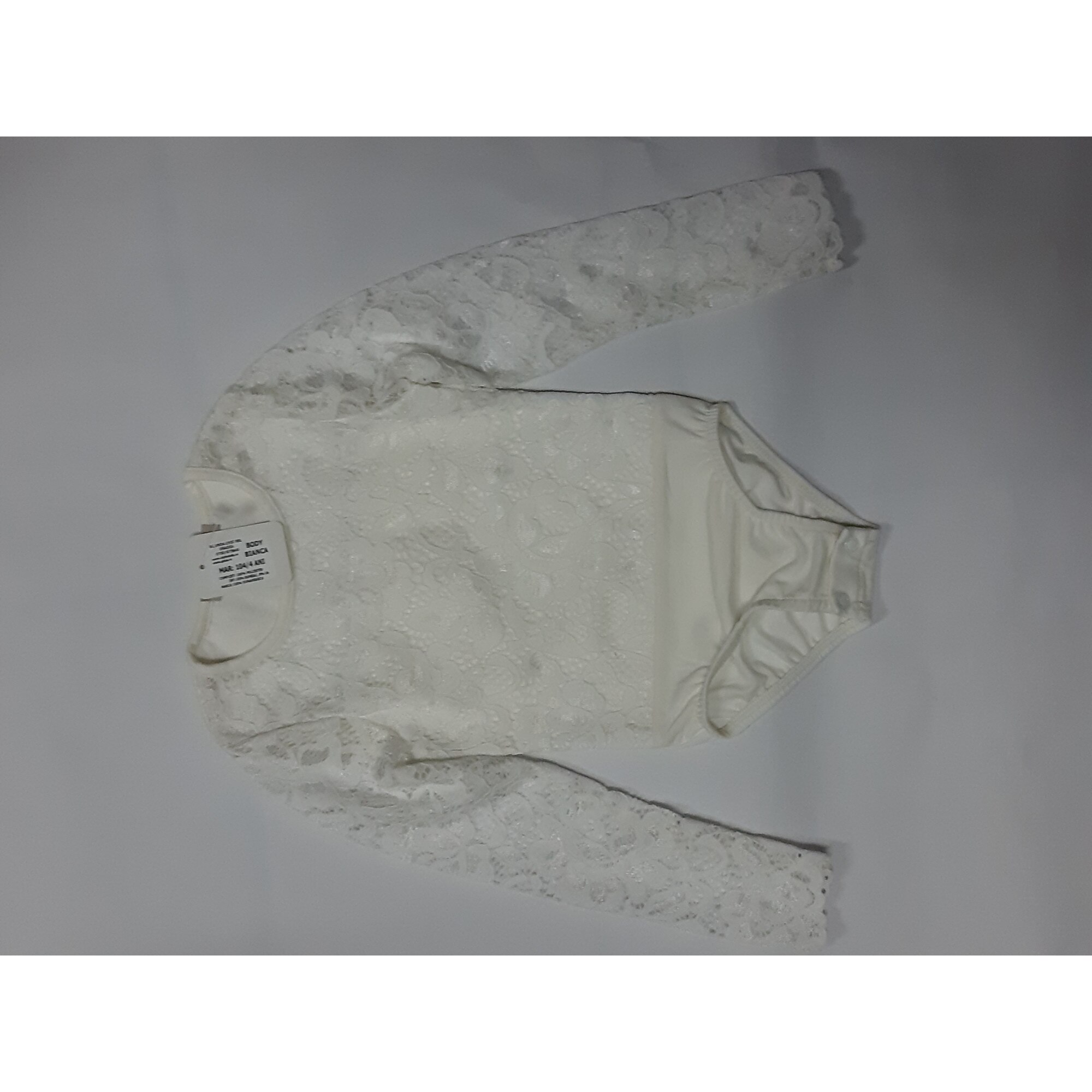 Body dantela SIX for KIDS, alb, 4 ani - eMAG.ro