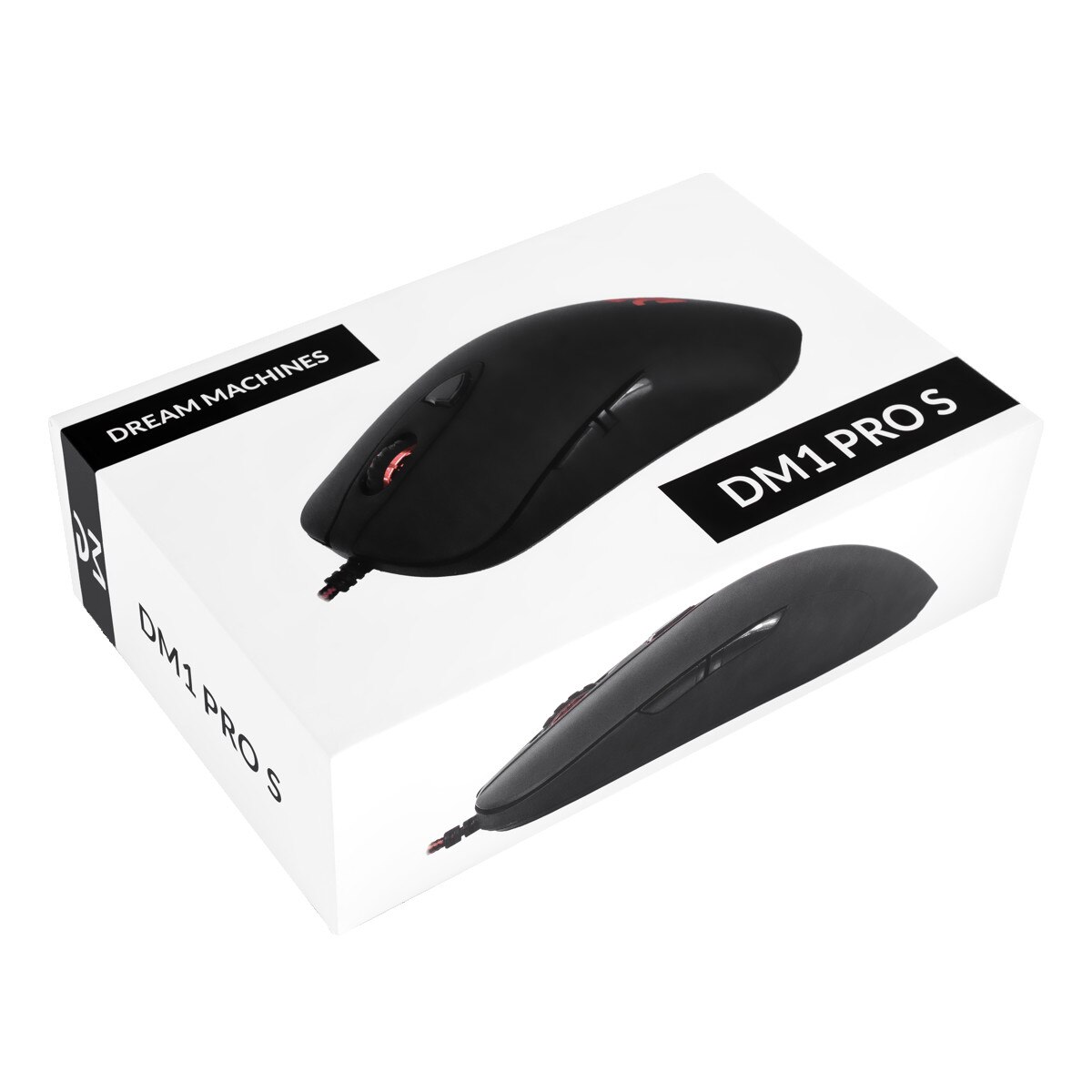 Mouse Gaming, Dream Machines, DM1 Pro S, PixArt PMW 3360, USB, Matte ...
