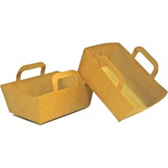 Set 100 buc cosuri din carton cu manere - eMAG.ro