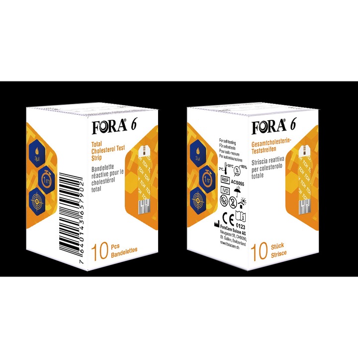 FORA 6 Teste colesterol x10 buc - eMAG.ro