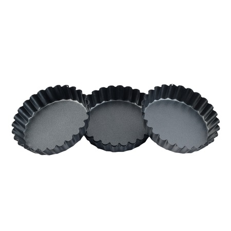 Set 3 forme pentru gatit Bialetti, otel carbonic, Negru - eMAG.ro