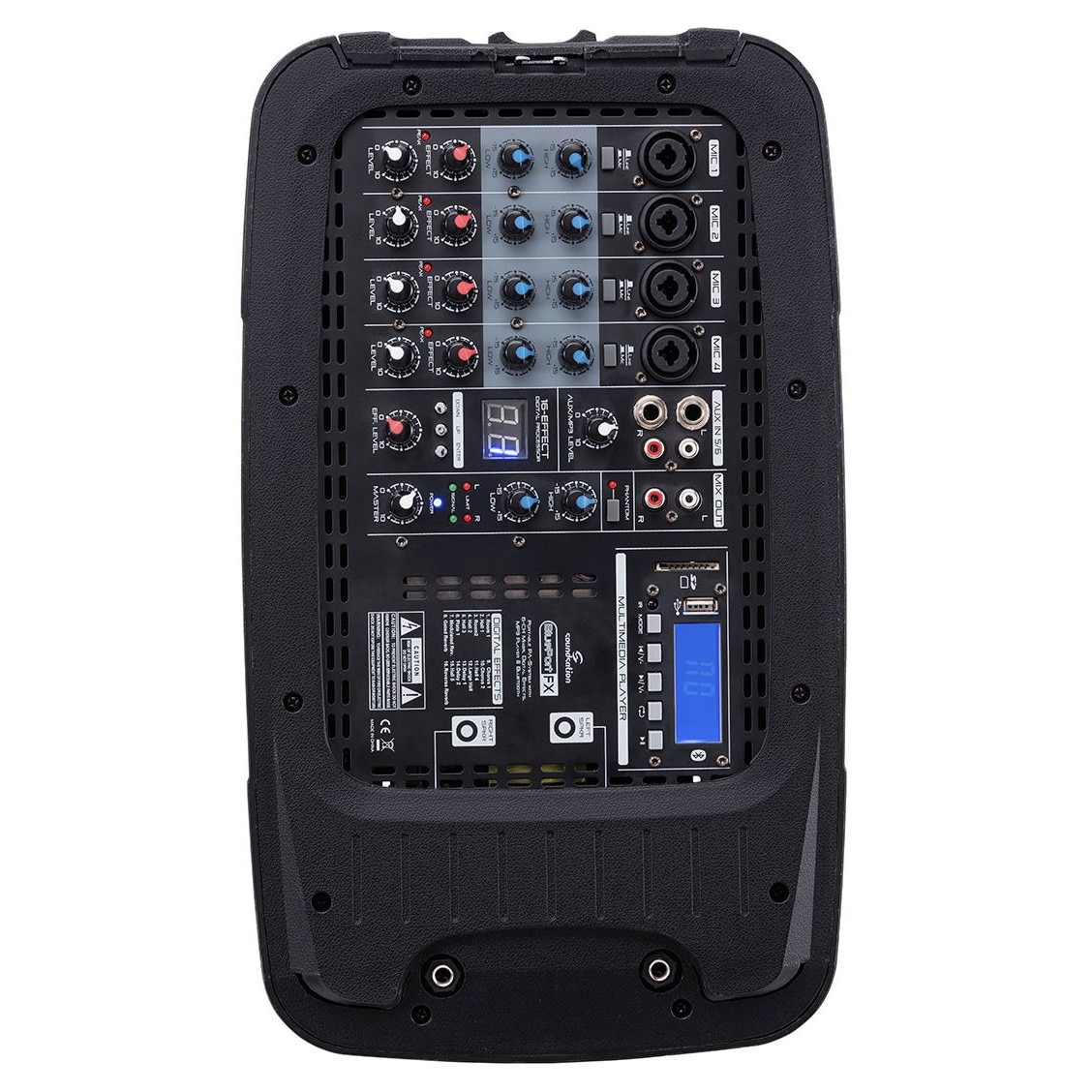 Set Boxe Portabile cu Mixer Integrat 2x250W - Soundsation Blueport FX ...