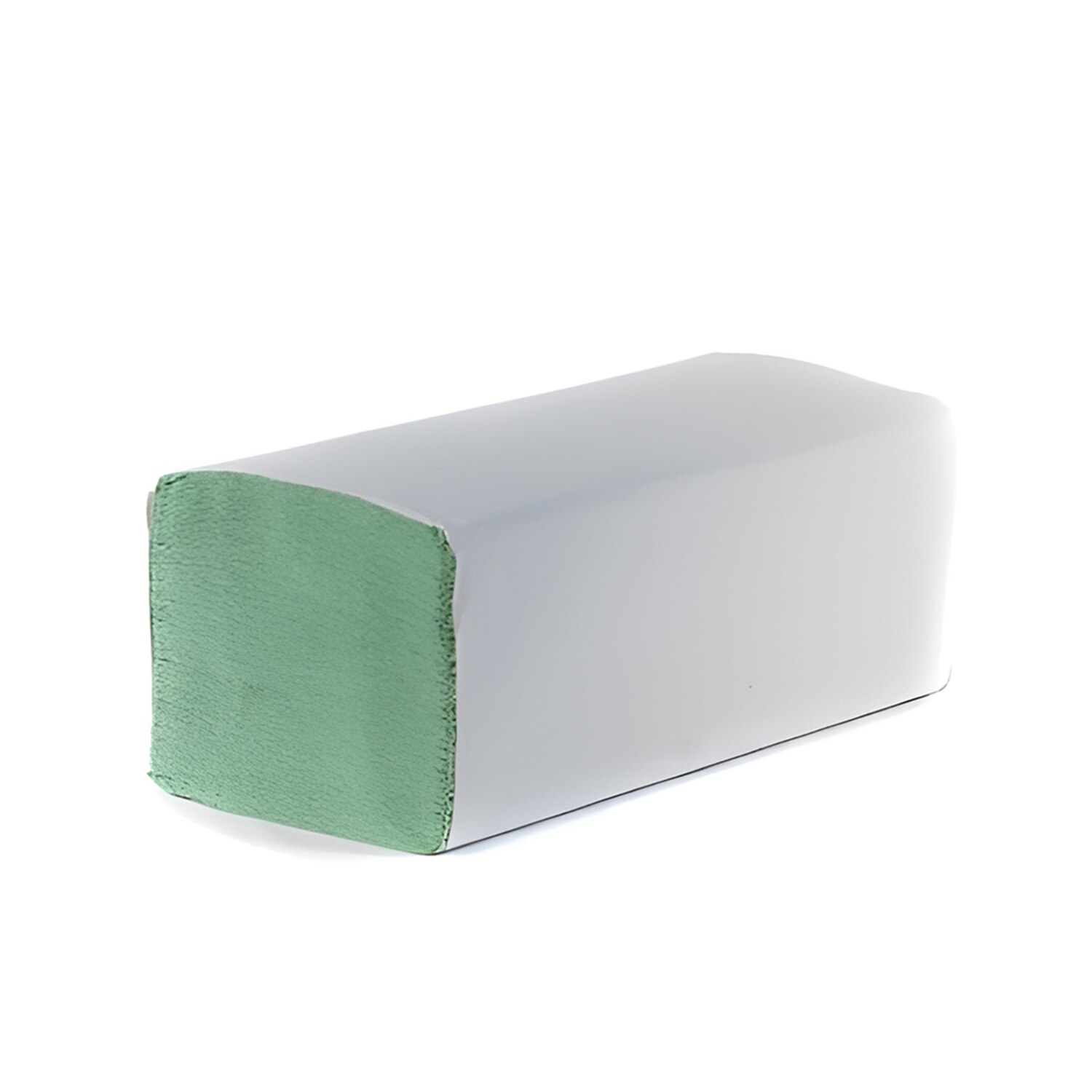 Prosop hartie pliat Z, 1 strat, 25x23 cm, verde, 200 foi / pachet - eMAG.ro