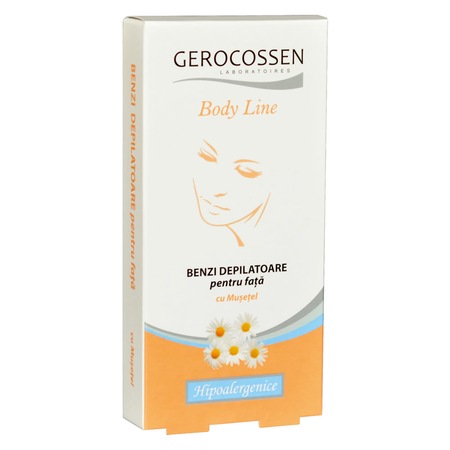Body Line Gerocossen Benzi Depilatoare Pentru Fata Hypoalergenice - 20 ...