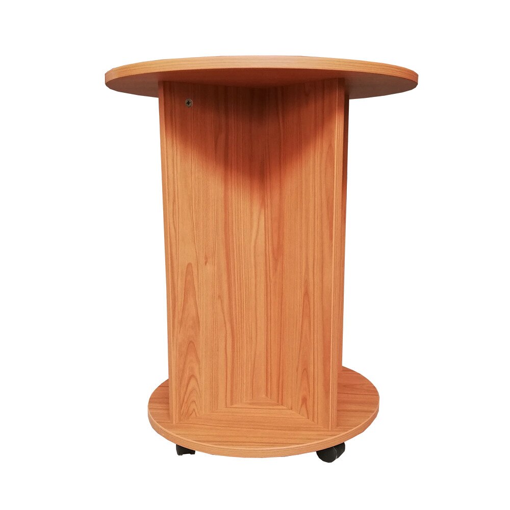 Masuta rotunda, cu rotile, Palma, pal cires, 610/ 500 x 720 mm - eMAG.ro