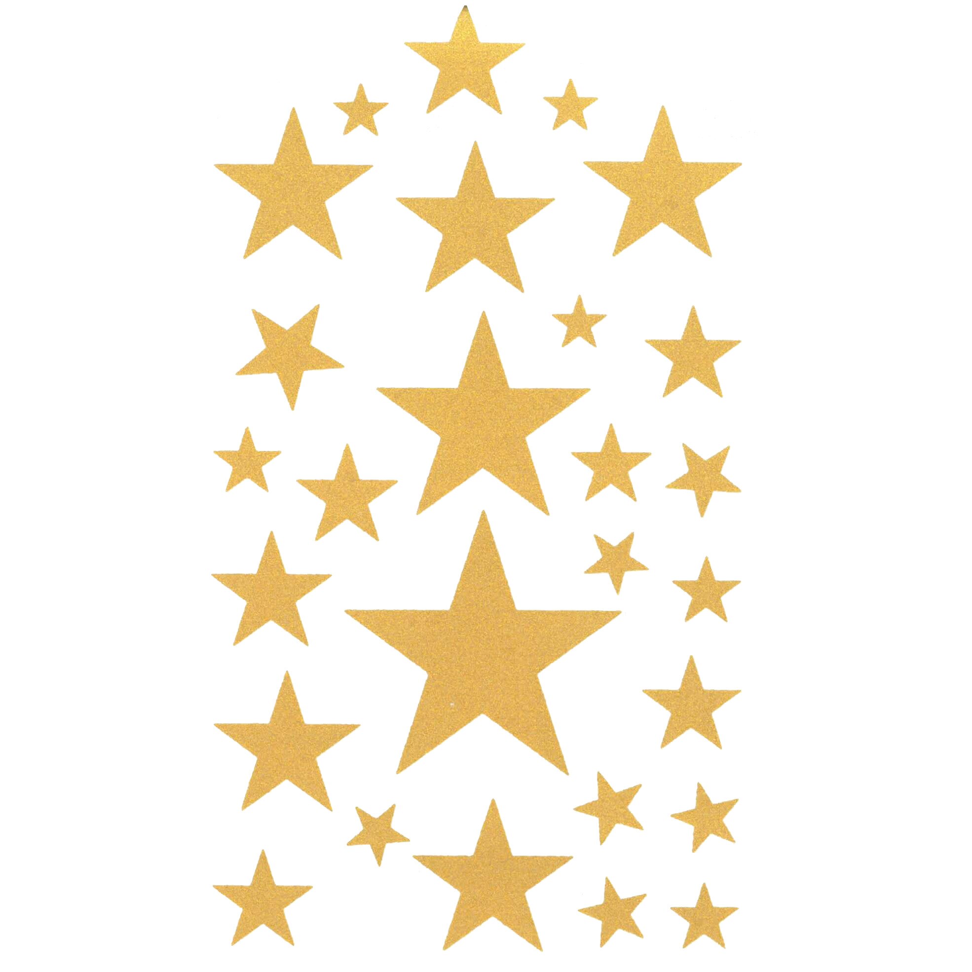 Tatuaj temporar golden stars 17x10cm - eMAG.ro