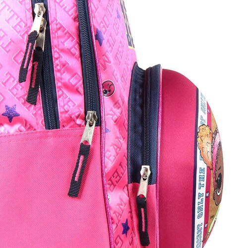 Ghiozdan LOL Surprise Glam 3D, pentru scoala 41 cm, roz - eMAG.ro