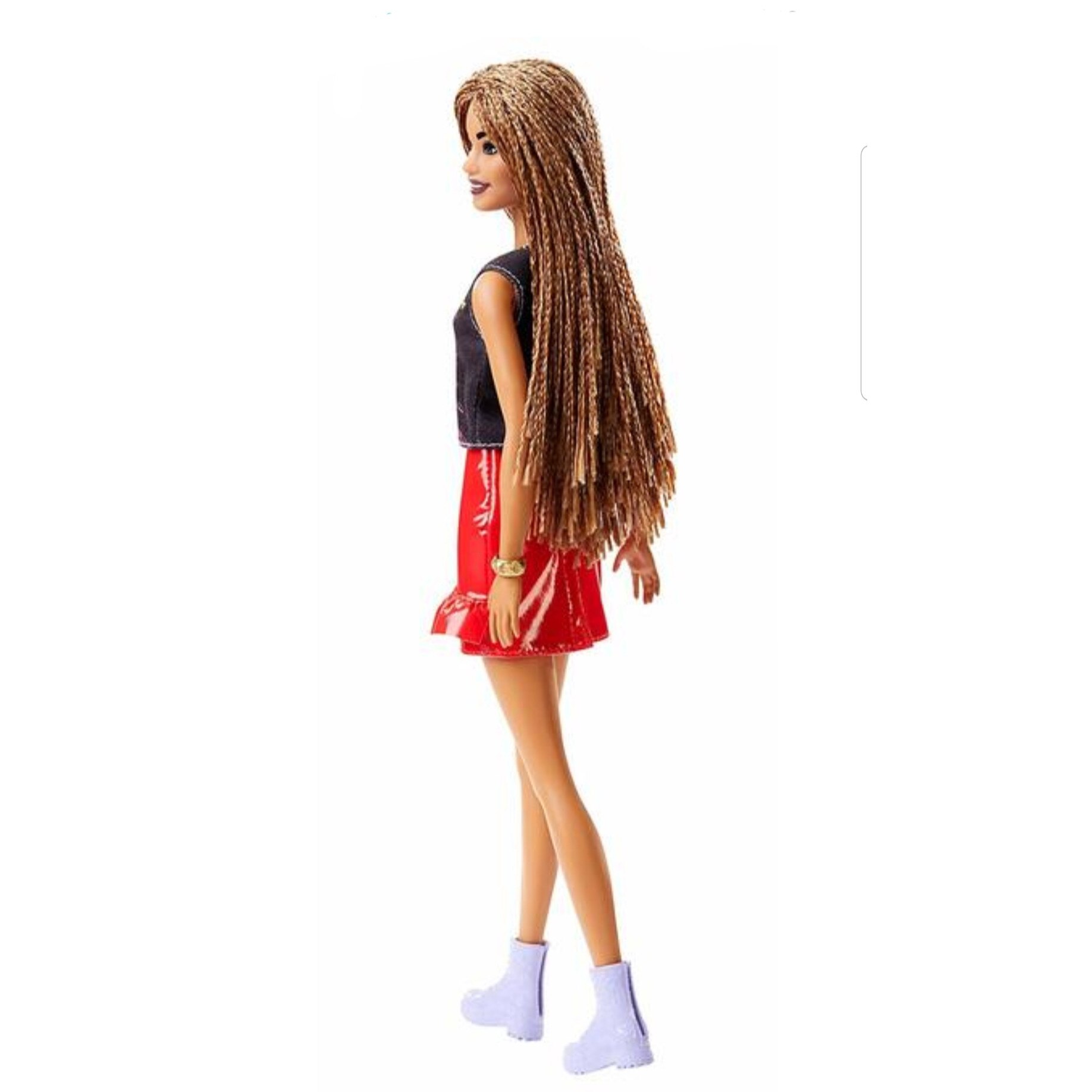 Papusa Barbie Fashionistas, satena, par impletit, +3 ani - eMAG.ro