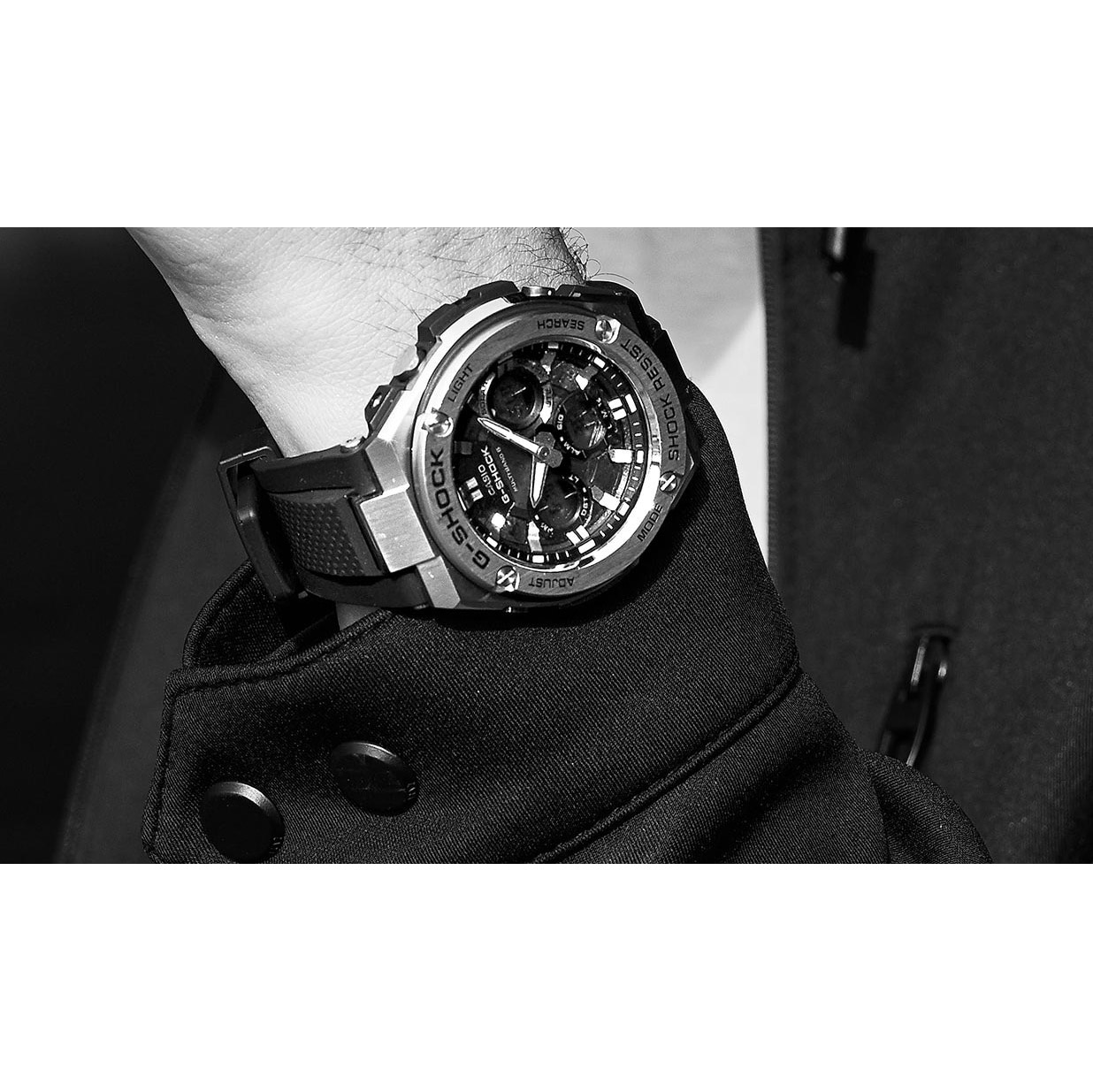 Ceas Casio G-Shock GST-W110-1AER MultiBand 6 Tough Solar G-STEEL - eMAG.ro
