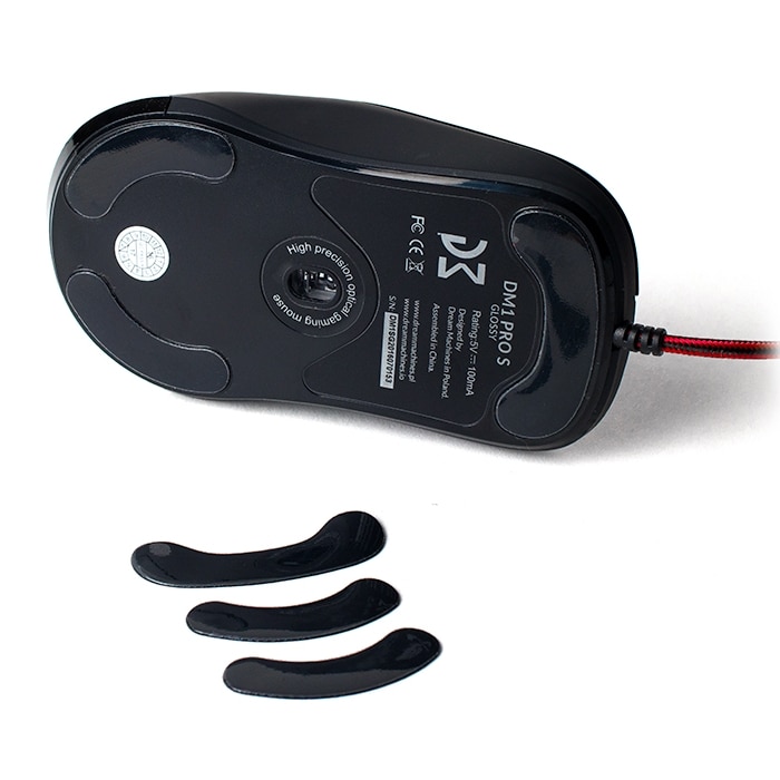 Mouse Gaming, Dream Machines, DM1 Pro S, PixArt PMW 3360, USB, Glossy ...